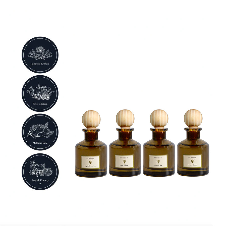 4-Pack Ball Diffuser Bundle - 50ml | Pristine SG