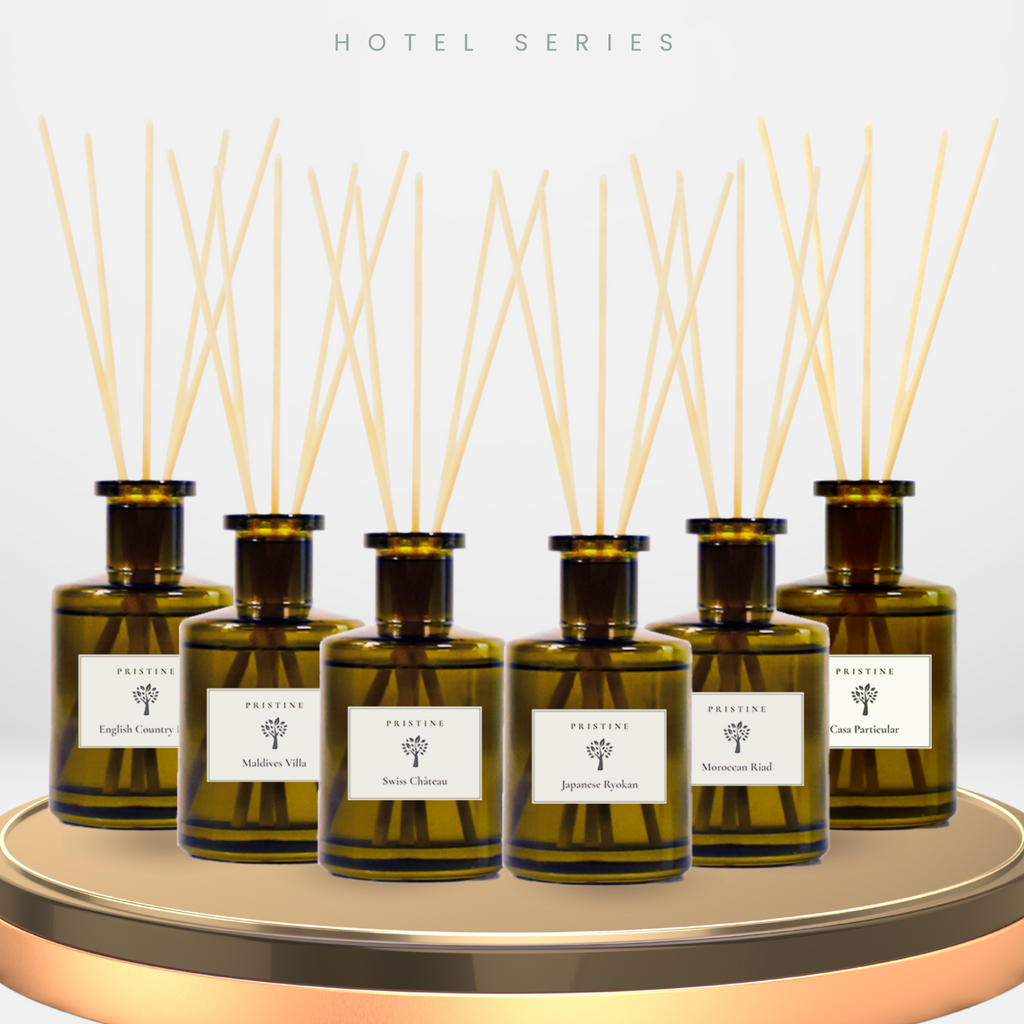 6-Pack Hotel Scent Reed Diffuser Bundle (180ml) | Pristine SG